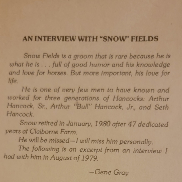 Art | Signed Lithograph Secretariat And Snow Fields By Gene Gray | Poshmark